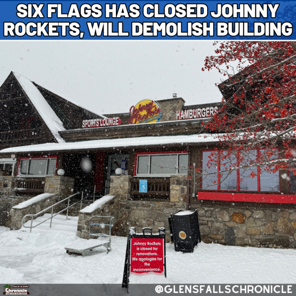 Six Flags has closed Johnny Rockets, will demolish building | Glens ...