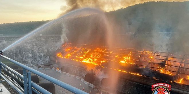Big fire at Spier Falls dam halts power generation | Glens Falls Chronicle