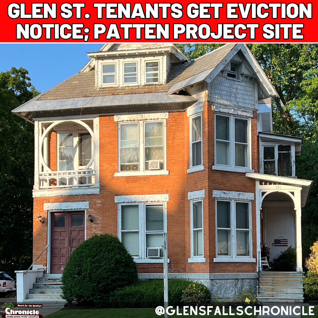Glen St. tenants get eviction notice; Patten project site | Glens Falls ...