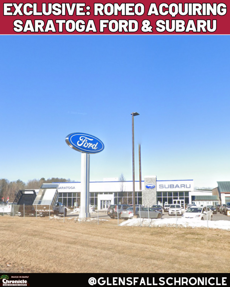 Exclusive: Romeo Acquires Saratoga Ford & Saratoga Subaru | Glens Falls ...